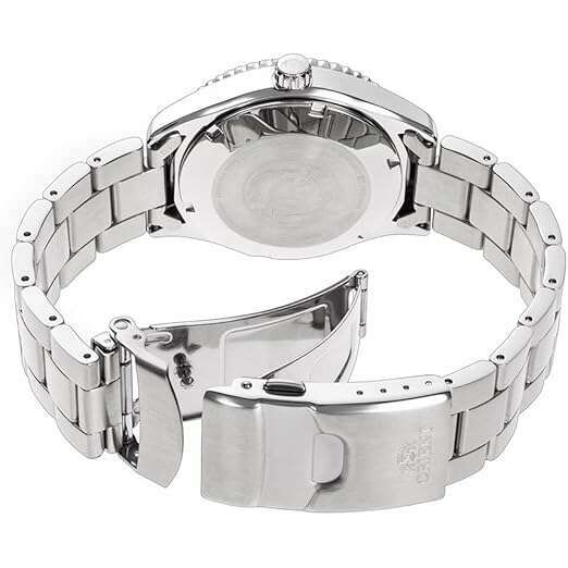 ORIENT MAKO 40 AUTOMATIC DIVERS SILVER & WHITE MEN WATCH RN-AC0Q03S ...