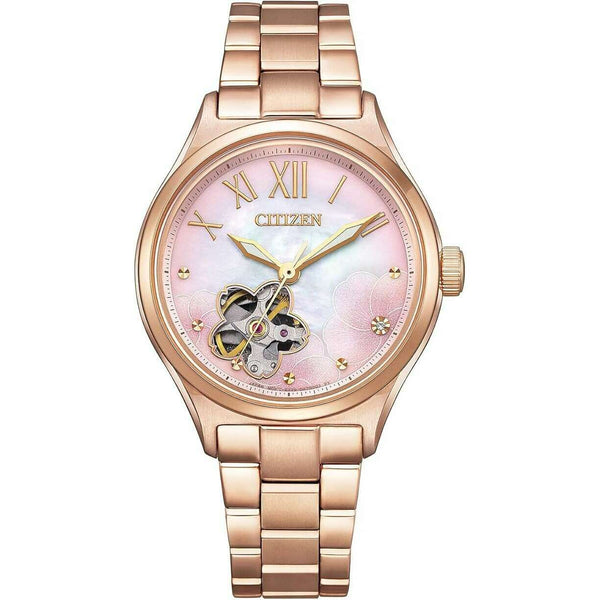 CITIZEN COLLECTION SAKURA LIMITED MODEL PINK GOLD LADIES WATCH (1900 L ...