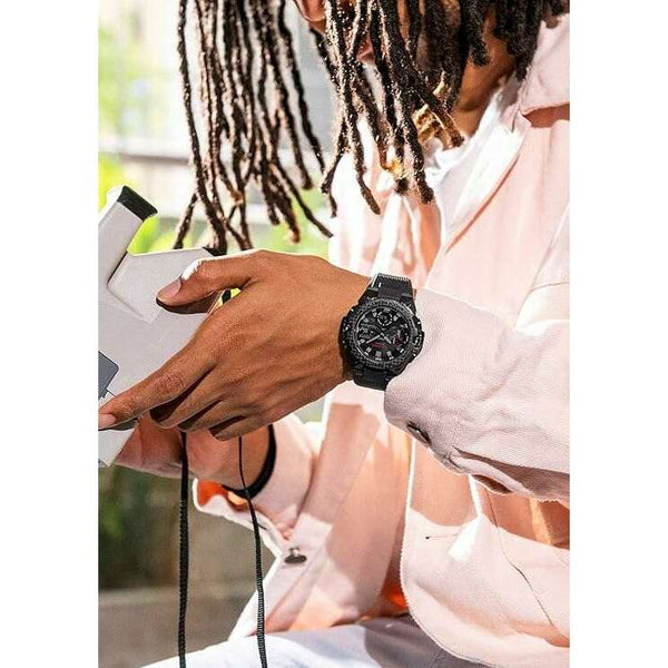 CASIO G-SHOCK G-STEEL WEB-EXCLUSIVE CARBON CORE GUARD BLACK MEN WATCH ...