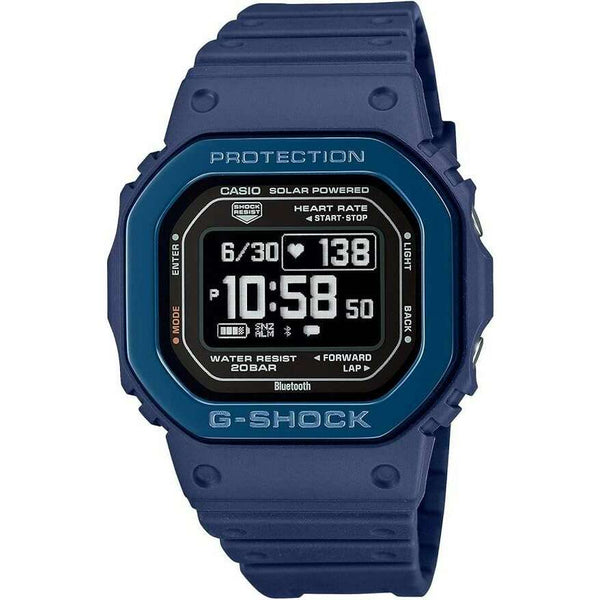 CASIO G-SHOCK G-SQUAD CARDIOMETER BLUETOOTH BLUE DIGITAL MEN WATCH DW ...