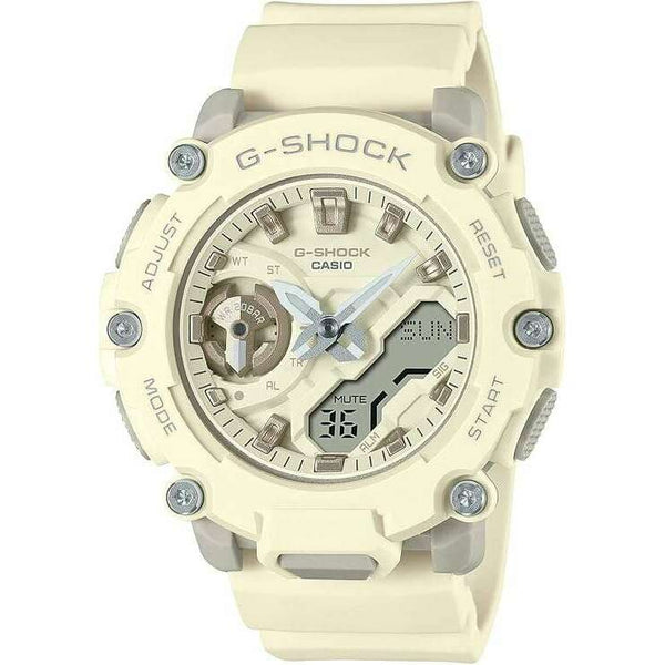 CASIO G-SHOCK MID-SIZE MODEL WHITE COTTON BEIGE UNISEX WATCH GMA-S2200 ...