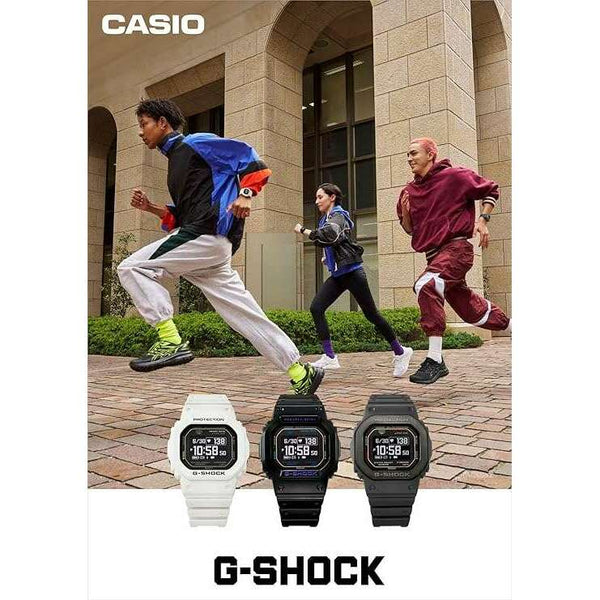 CASIO G-SHOCK G-SQUAD CARDIOMETER BLUETOOTH DIGITAL BLACK & BLUE MEN W ...