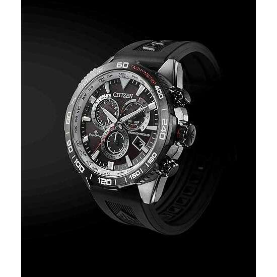CITIZEN PROMASTER LAND SERIES DIRECT FLIGHT ECO DRIVE RADIO MEN WATCH ...