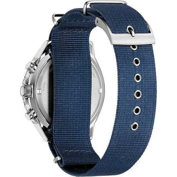 CITIZEN COLLECTION ECO DRIVE SOLAR BLUE NYLON STRAP MEN WATCH AT2500-1 ...