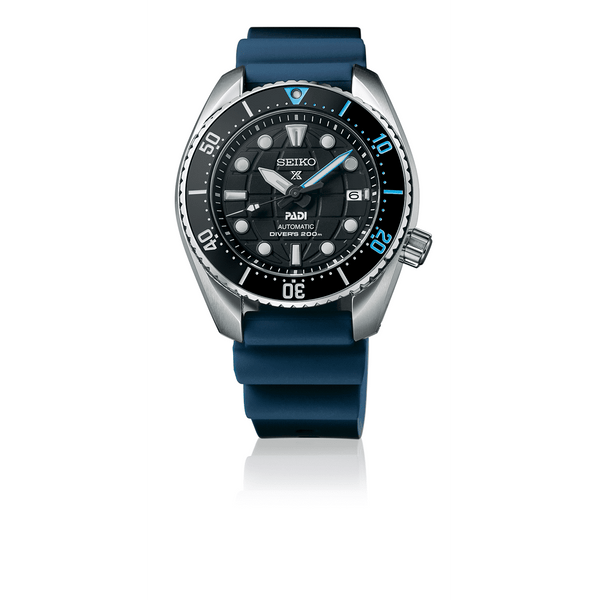 SEIKO PROSPEX DIVER SCUBA MECHANICAL AUTOMATIC PADI BLUE MEN WATCH SBD ...