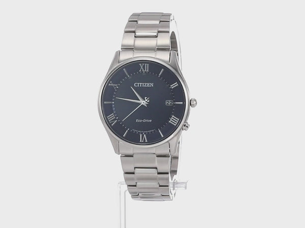 CITIZEN COLLECTION ECO DRIVE RADIO CONTROL SIMPLE ADJUST MEN WATCH AS1 ...
