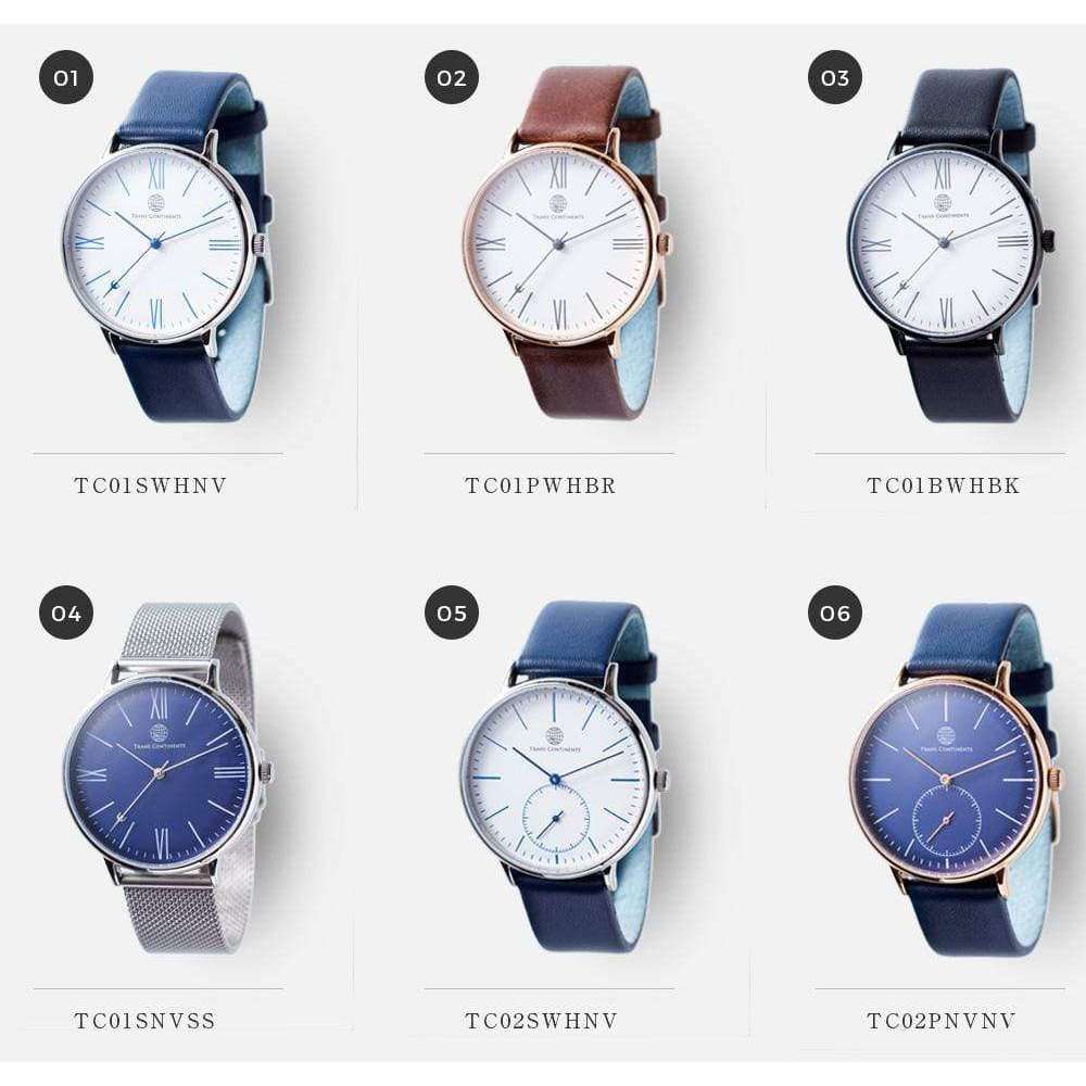TRANS CONTINENTS TOKYO MODEL UNISEX WATCH COLLECTION 17-MODELS - ROOK JAPAN