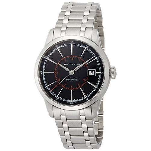 HAMILTON AMERICAN CLASSIC RAILROAD AUTO 40 MM MEN WATCH H40555131 ...