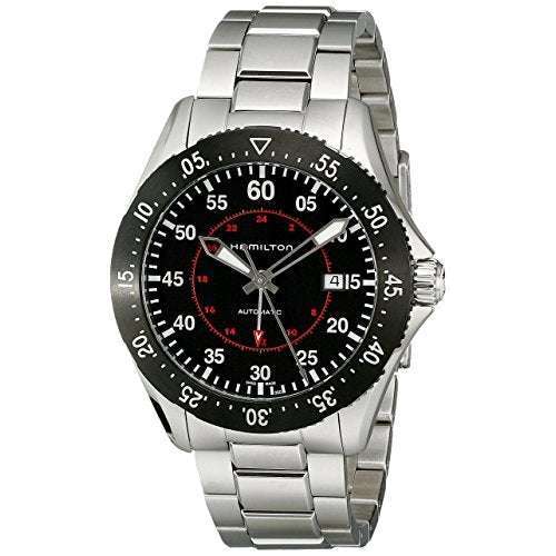 HAMILTON KHAKI AVIATION KHAKI PILOT GMT AUTO 44 MM MEN WATCH H76755135 ...
