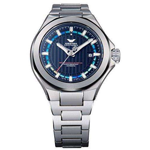 KENTEX CRAFTSMAN PRESTIGE MECHANICAL AUTOMATIC SILVER MEN WATCH S526X ...