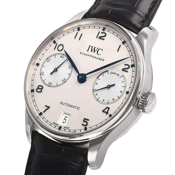 IWC PORTUGIESER BLUE AUTOMATIC MEN WATCH IW500705 - ROOK JAPAN